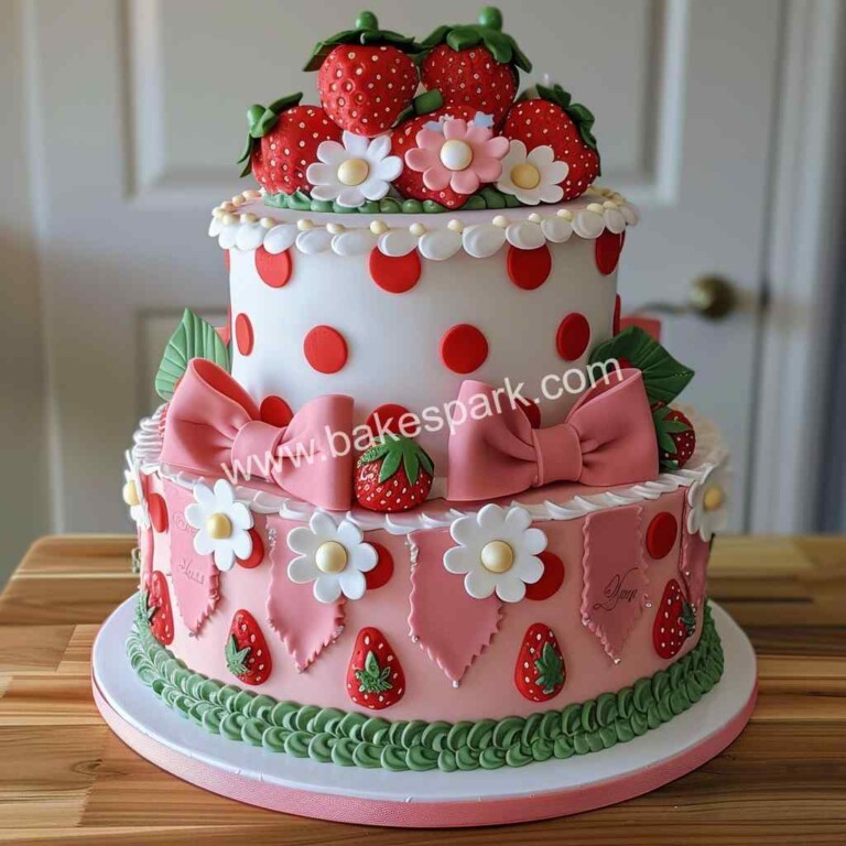 28 Strawberry Cake Design Ideas - BakeSpark