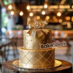 24 Golden Cake Design Ideas [GALLERY] - BakeSpark