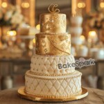 24 Golden Cake Design Ideas [GALLERY] - BakeSpark