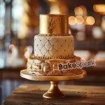24 Golden Cake Design Ideas [GALLERY] - BakeSpark