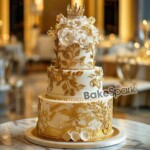 24 Golden Cake Design Ideas [GALLERY] - BakeSpark