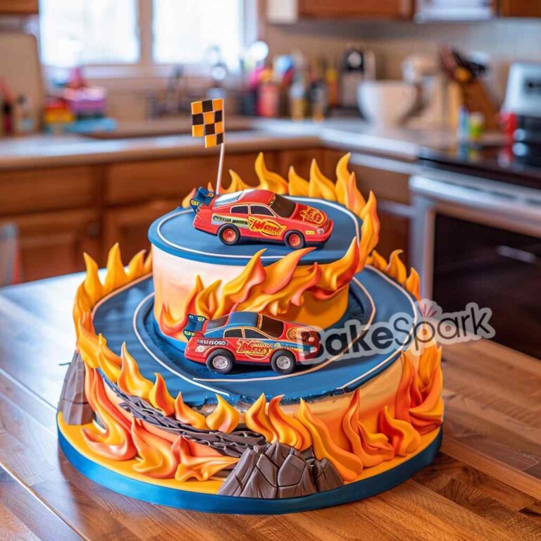 27 Hot Wheels Cake Design Ideas [GALLERY] - BakeSpark