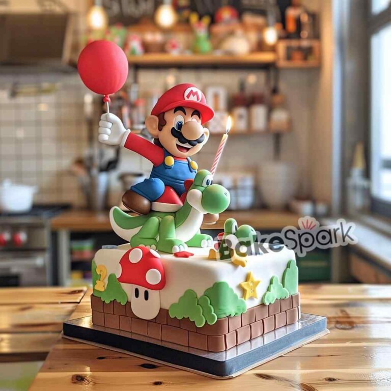 29 Super Mario Cake Design Ideas [GALLERY] - BakeSpark