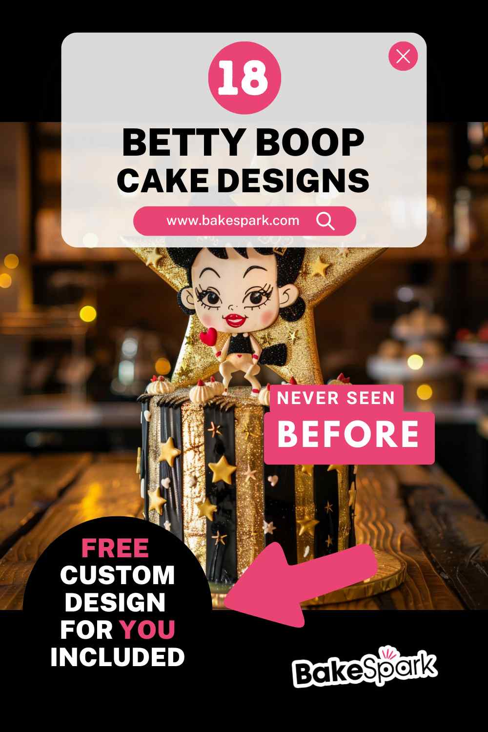 18 Betty Boop Cake Design Ideas [GALLERY] - BakeSpark