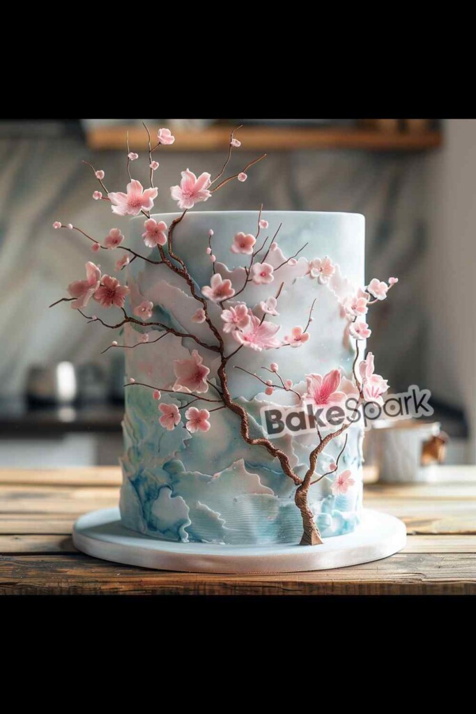 16 Cherry Blossom Cake Design Ideas [GALLERY] - BakeSpark