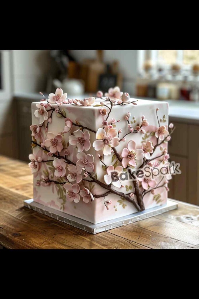 16 Cherry Blossom Cake Design Ideas [GALLERY] - BakeSpark
