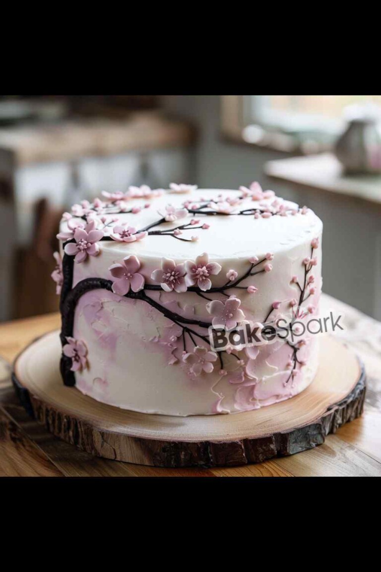 16 Cherry Blossom Cake Design Ideas [GALLERY] - BakeSpark