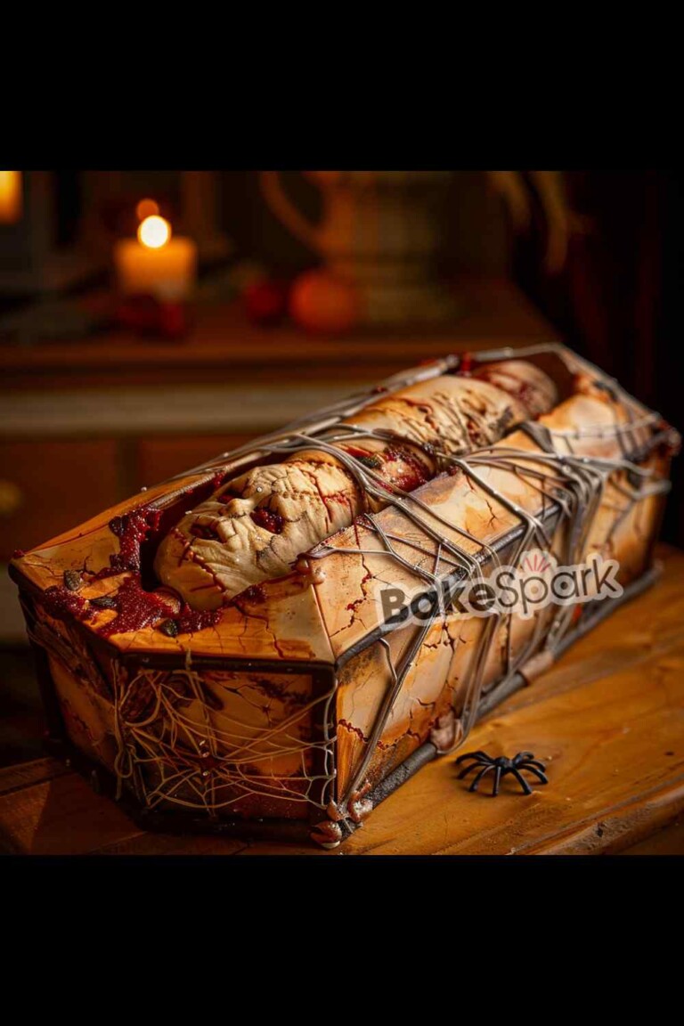 17 Coffin Cake Design Ideas for Halloween [GALLERY] - BakeSpark