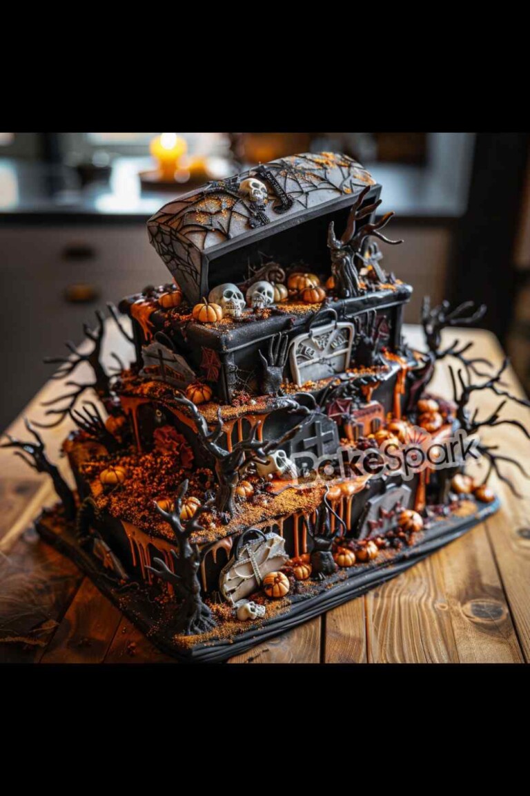 17 Coffin Cake Design Ideas for Halloween [GALLERY] - BakeSpark