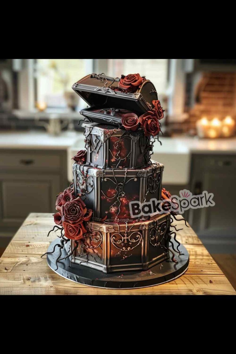 17 Coffin Cake Design Ideas for Halloween [GALLERY] - BakeSpark