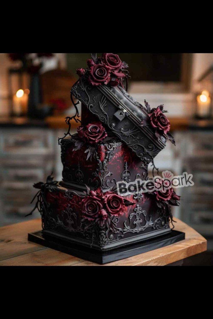 17 Coffin Cake Design Ideas for Halloween [GALLERY] - BakeSpark