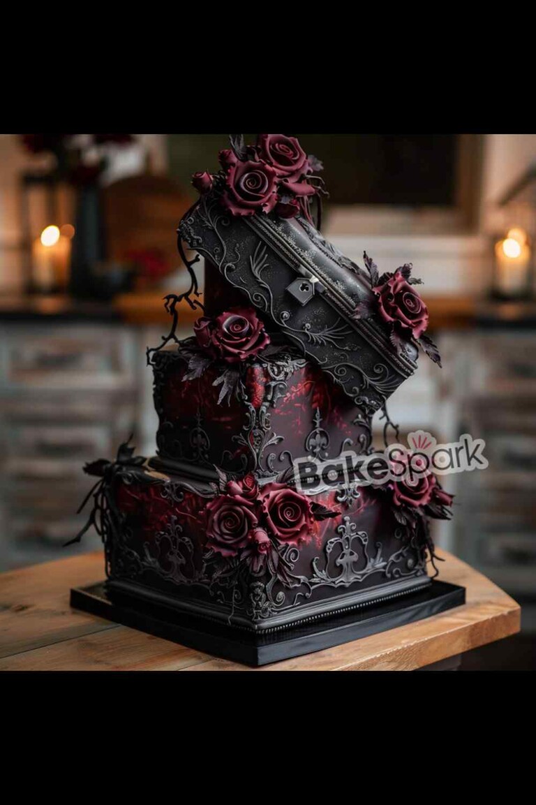 17 Coffin Cake Design Ideas for Halloween [GALLERY] - BakeSpark