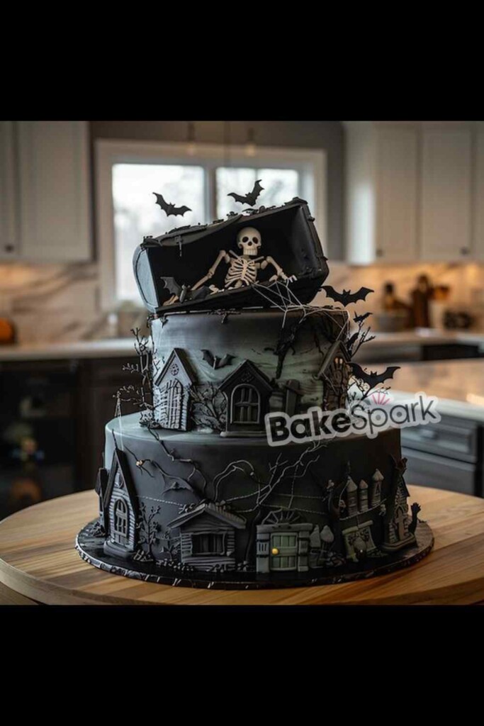 17 Coffin Cake Design Ideas for Halloween [GALLERY] - BakeSpark