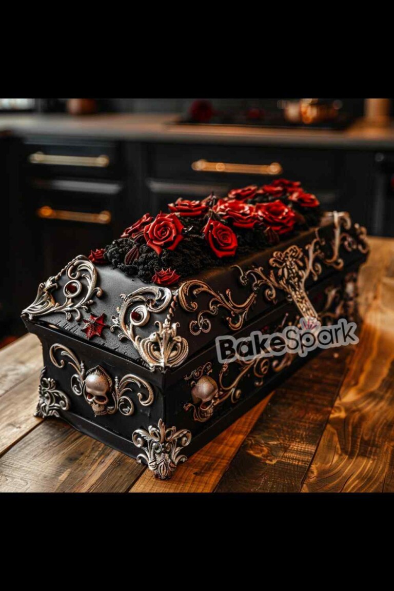 17 Coffin Cake Design Ideas for Halloween [GALLERY] - BakeSpark