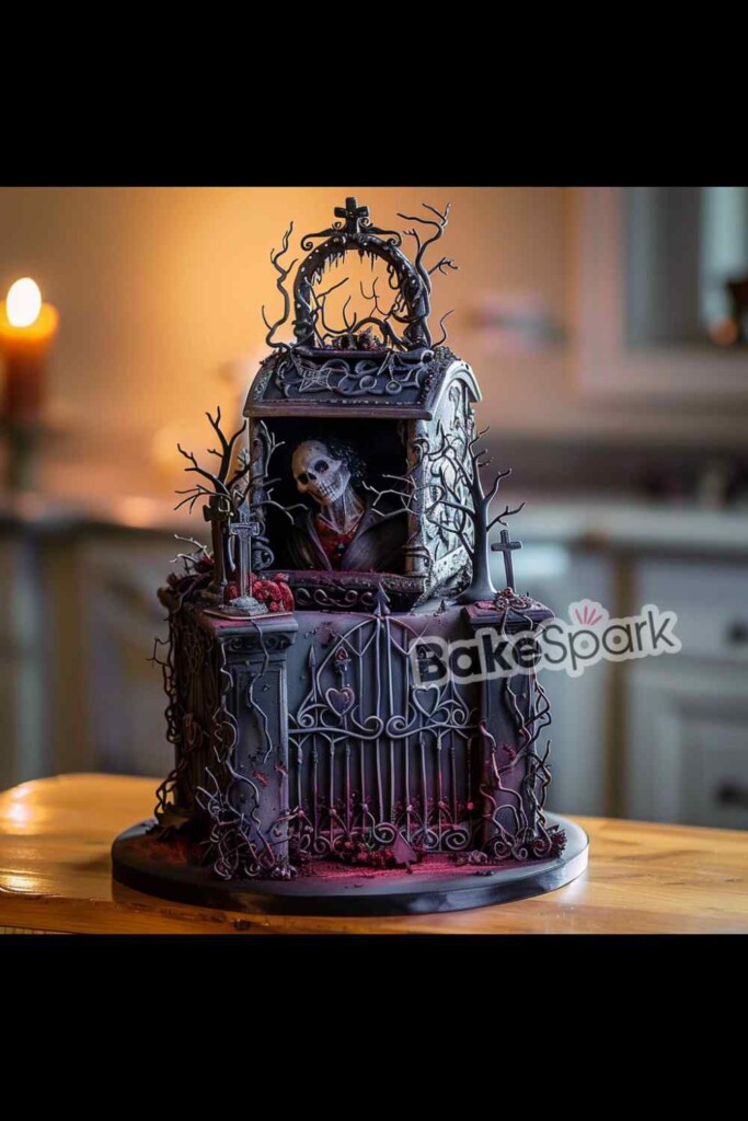 17 Coffin Cake Design Ideas for Halloween [GALLERY] - BakeSpark