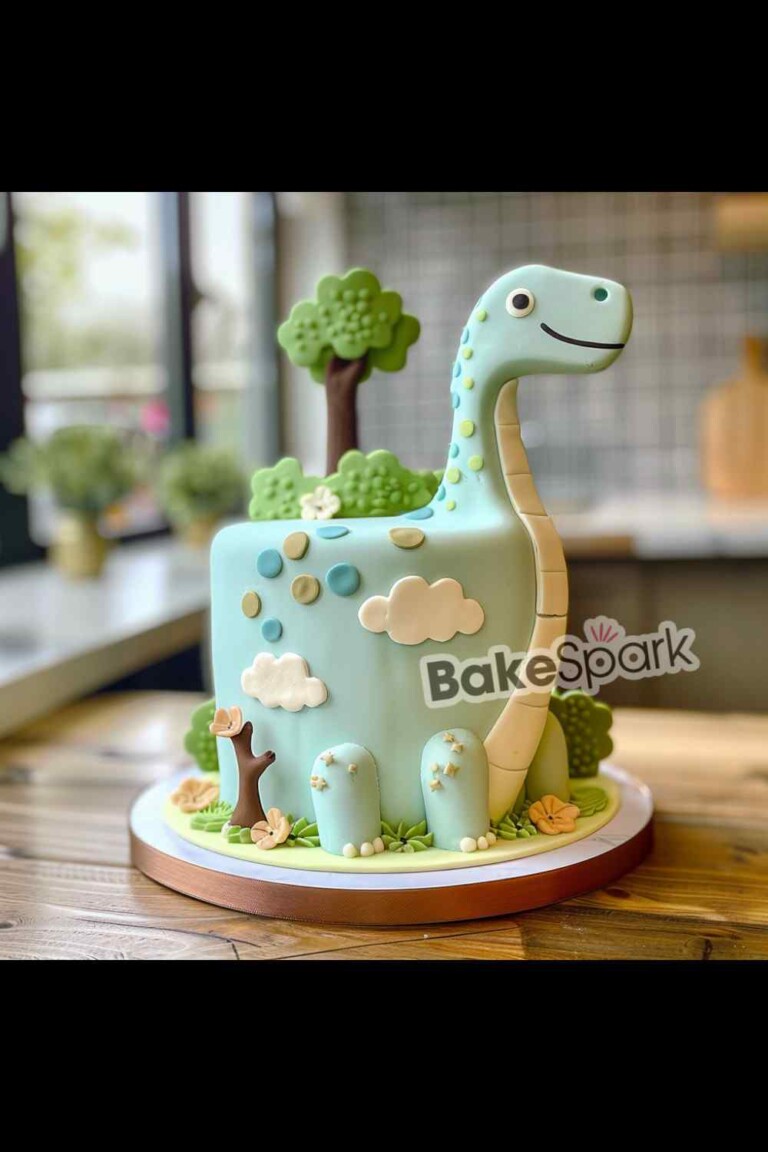 27 Dinosaur Cake Design Ideas [GALLERY] - BakeSpark