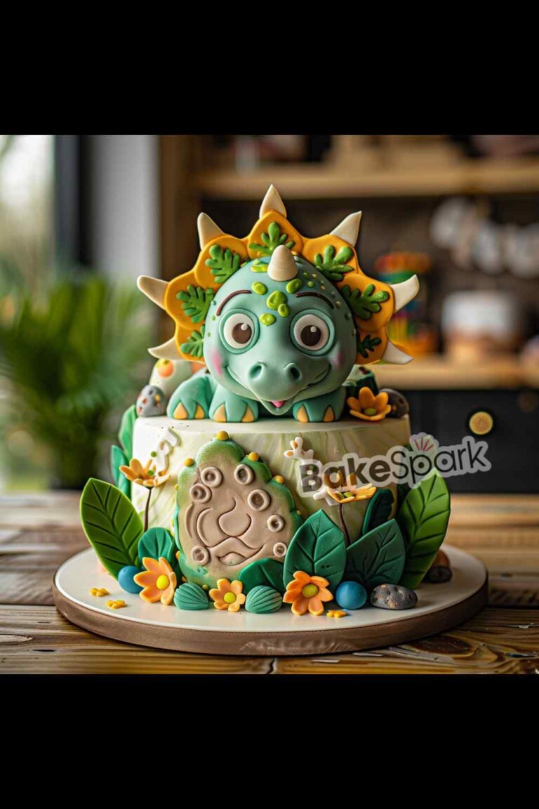 27 Dinosaur Cake Design Ideas [GALLERY] - BakeSpark