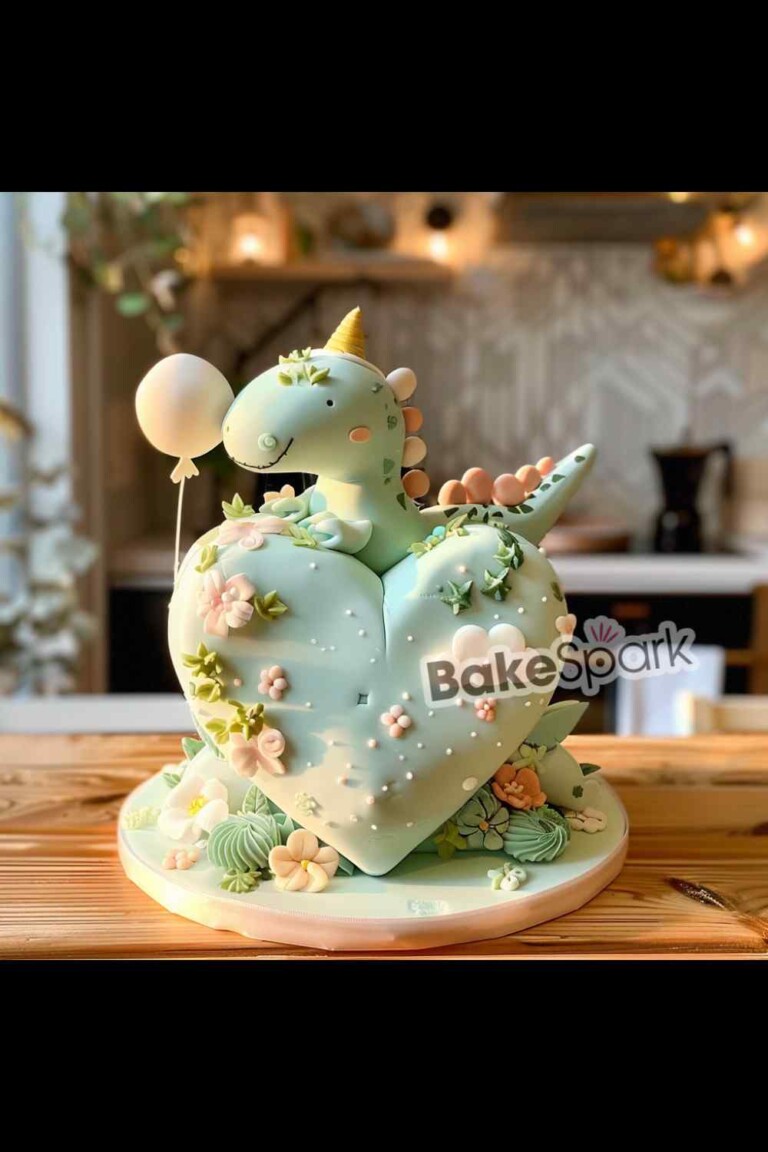 27 Dinosaur Cake Design Ideas [GALLERY] - BakeSpark