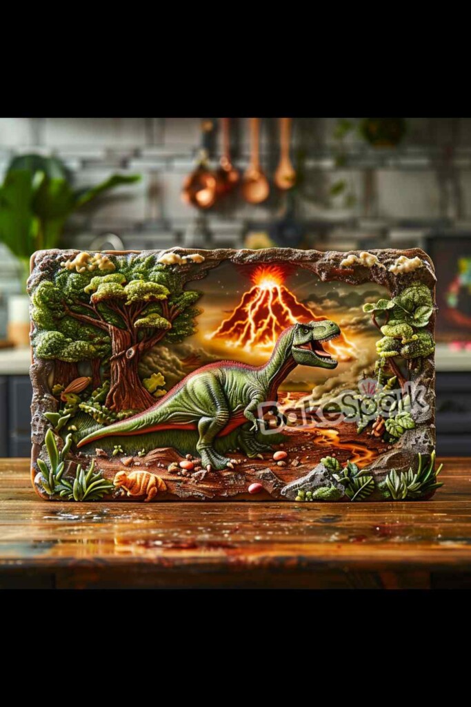 27 Dinosaur Cake Design Ideas [GALLERY] - BakeSpark