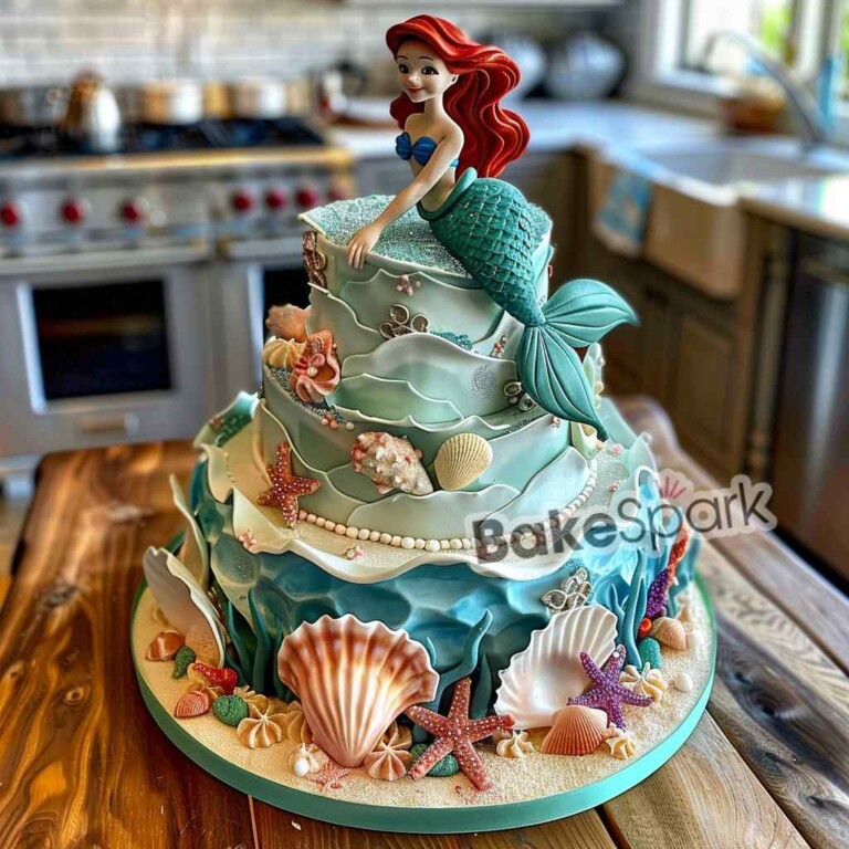 30 Ariel (The Little Mermaid) Cake Design Ideas [GALLERY] - BakeSpark