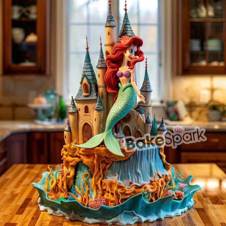 30 Ariel (The Little Mermaid) Cake Design Ideas [GALLERY] - BakeSpark