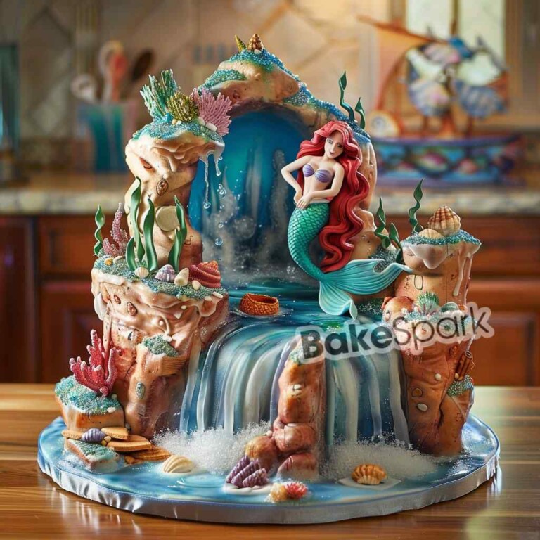 30 Ariel (The Little Mermaid) Cake Design Ideas [GALLERY] - BakeSpark