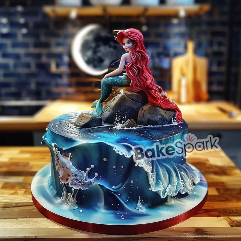 30 Ariel (The Little Mermaid) Cake Design Ideas [GALLERY] - BakeSpark