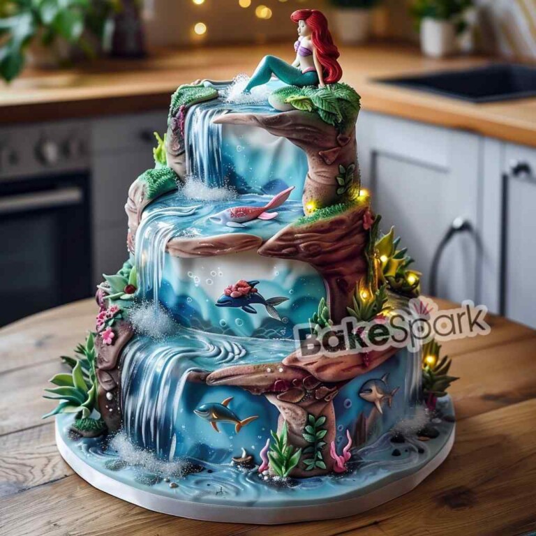 30 Ariel (The Little Mermaid) Cake Design Ideas [GALLERY] - BakeSpark