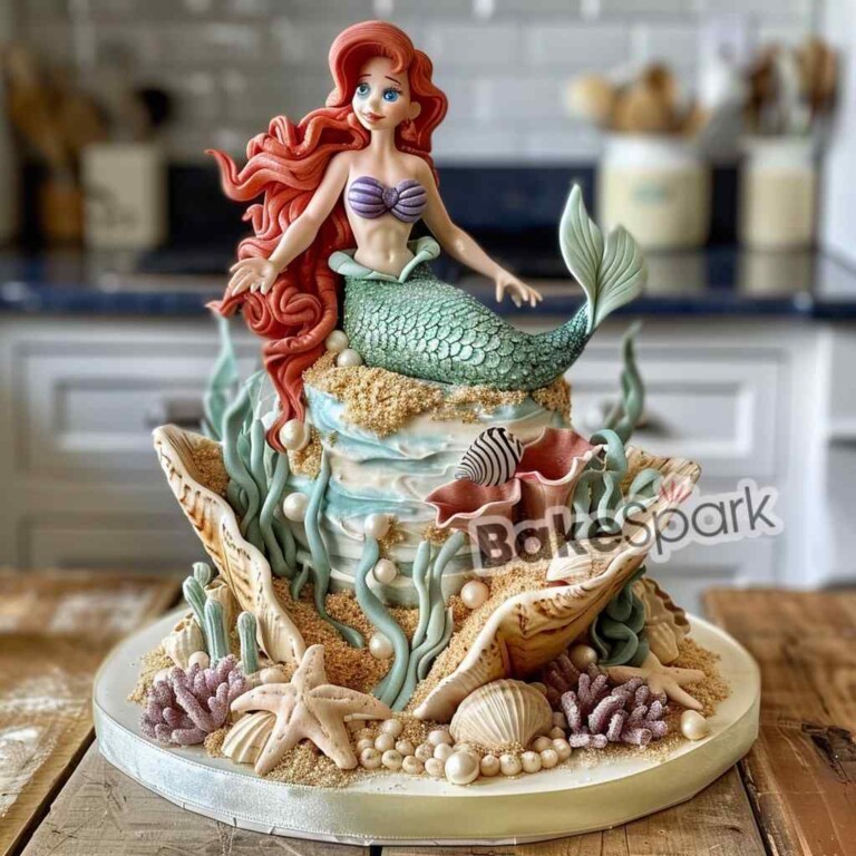 30 Ariel (The Little Mermaid) Cake Design Ideas [GALLERY] - BakeSpark