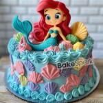30 Ariel (The Little Mermaid) Cake Design Ideas [GALLERY] - BakeSpark