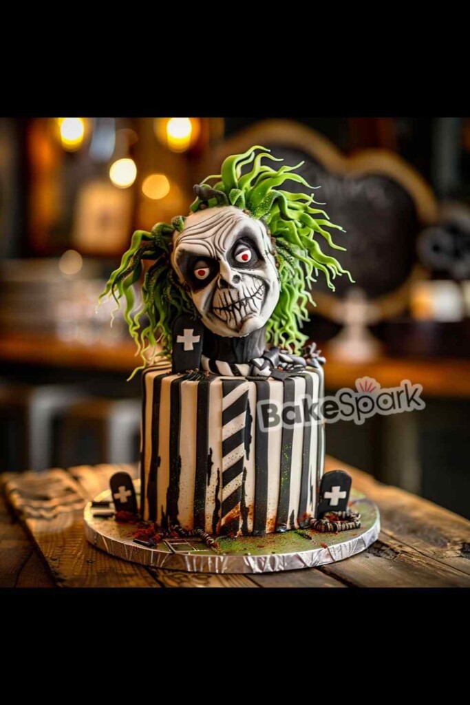 33 Beetlejuice Cake Design Ideas [GALLERY] - BakeSpark