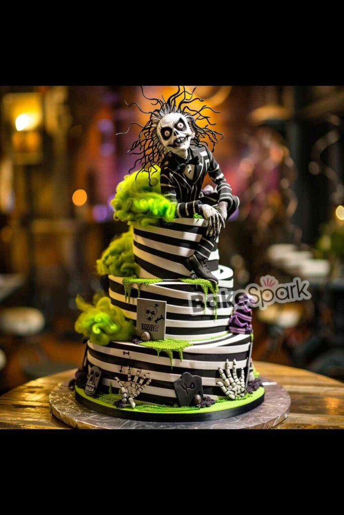 33 Beetlejuice Cake Design Ideas [GALLERY] - BakeSpark