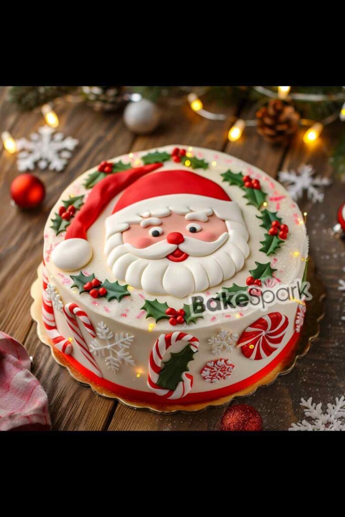 60 Christmas Cake Design Ideas 2024 [GALLERY] - BakeSpark
