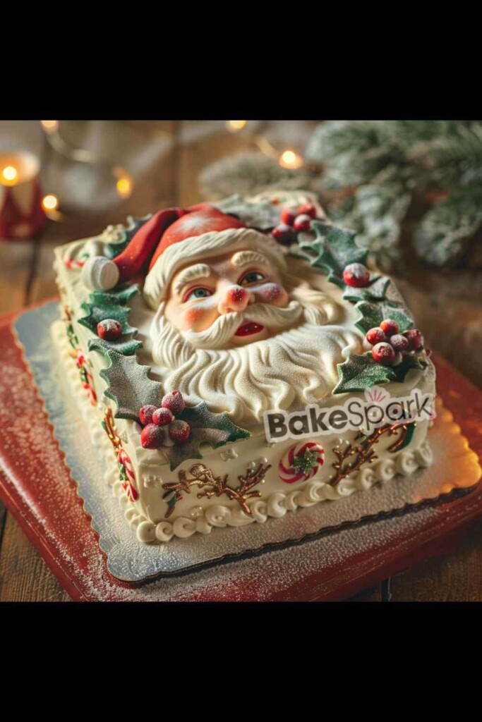 60 Christmas Cake Design Ideas 2024 [GALLERY] - BakeSpark