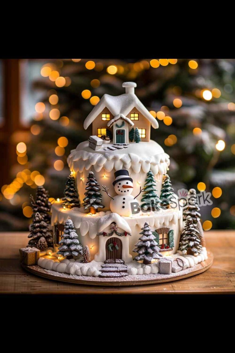 60 Christmas Cake Design Ideas 2024 [GALLERY] - BakeSpark