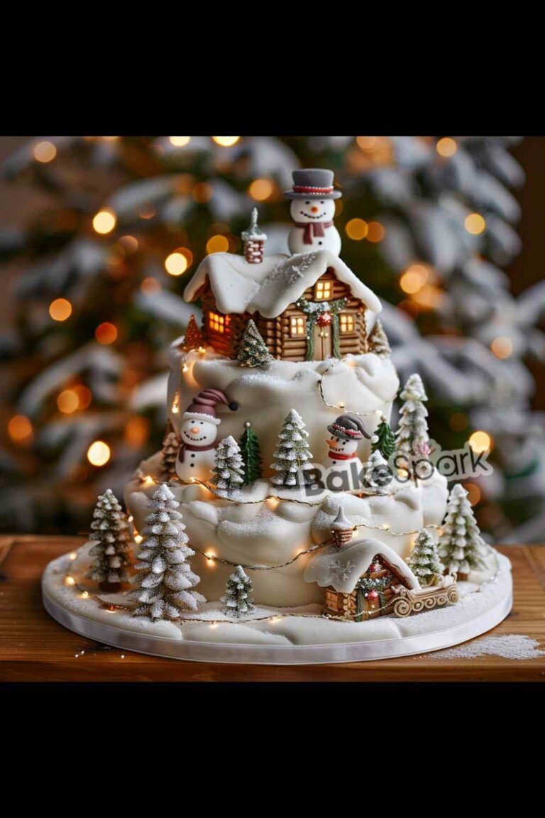 60 Christmas Cake Design Ideas 2024 [GALLERY] - BakeSpark