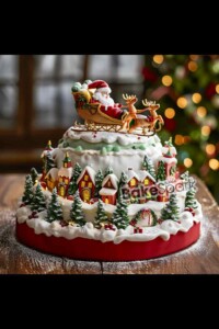 60 Christmas Cake Design Ideas 2024 [GALLERY] - BakeSpark