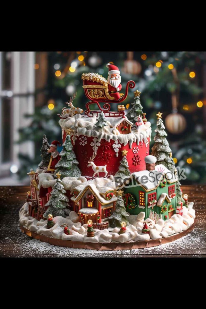 60 Christmas Cake Design Ideas 2024 [GALLERY] - BakeSpark