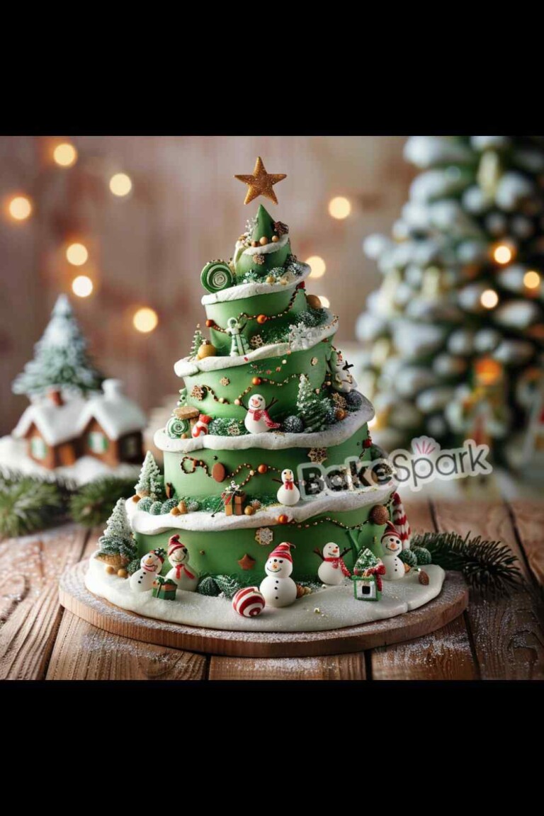 60 Christmas Cake Design Ideas 2024 [GALLERY] - BakeSpark