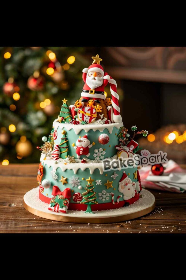60 Christmas Cake Design Ideas 2024 [GALLERY] - BakeSpark