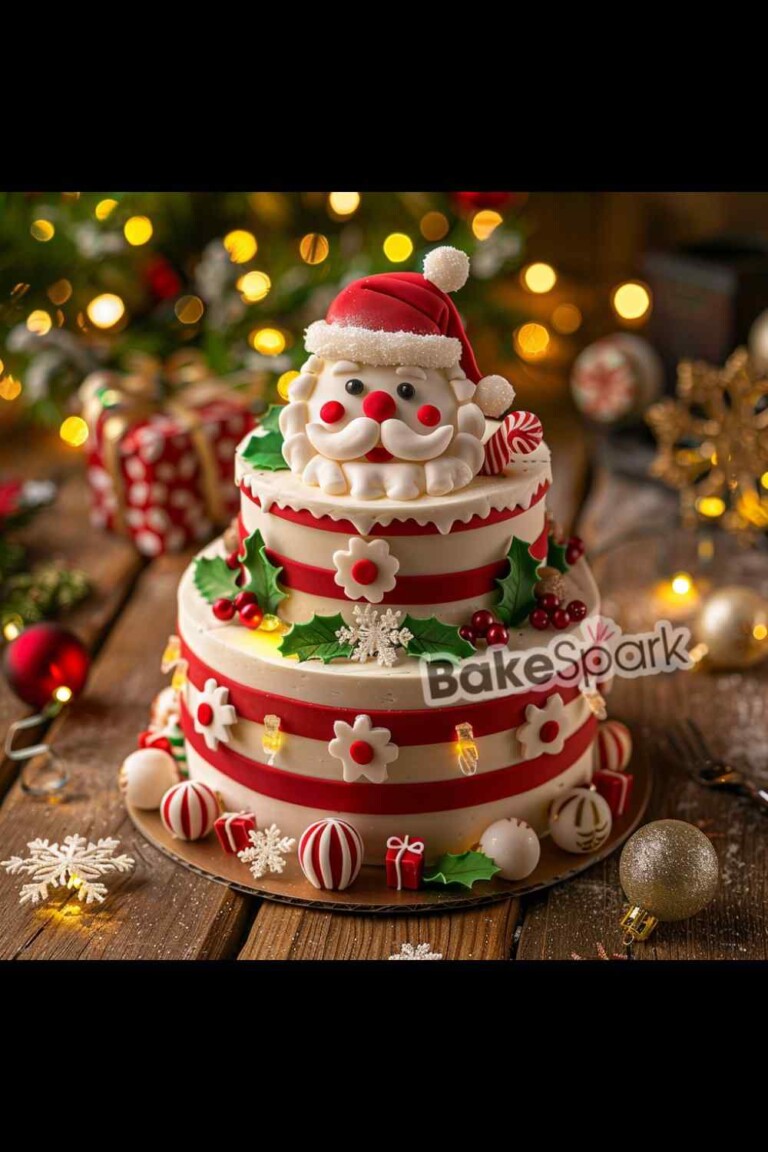 60 Christmas Cake Design Ideas 2024 [GALLERY] - BakeSpark