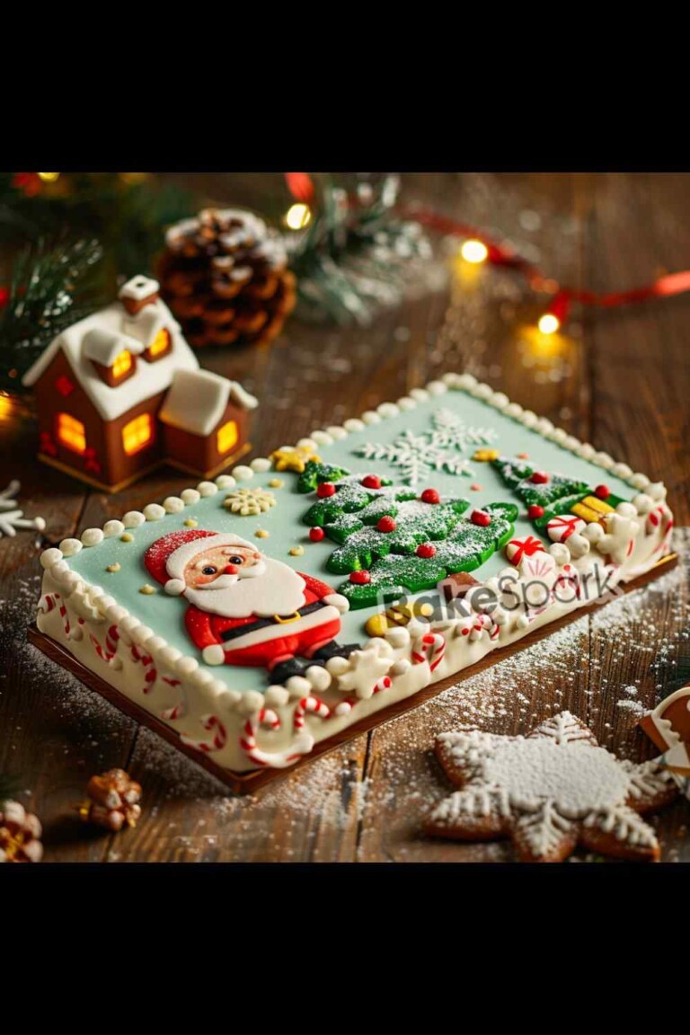 60 Christmas Cake Design Ideas 2024 [GALLERY] - BakeSpark
