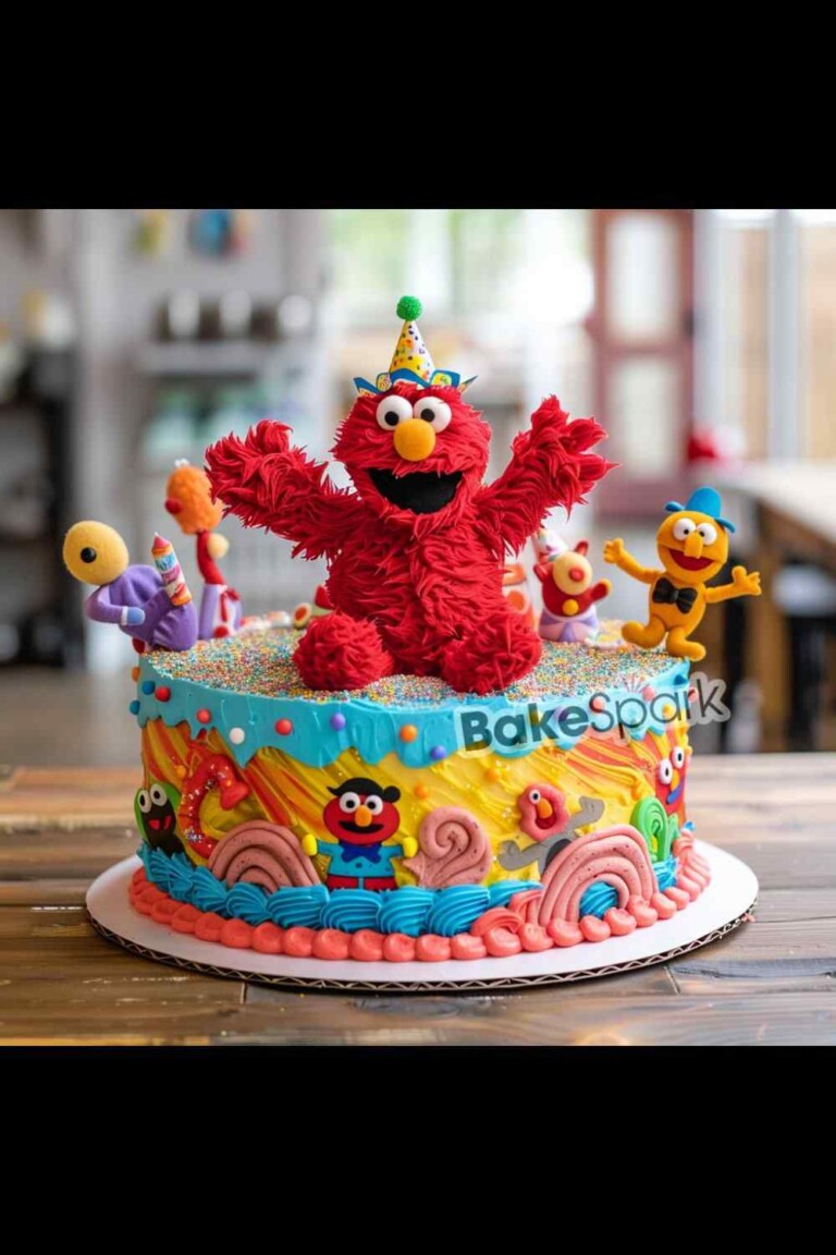 26 Elmo Cake Design Ideas [GALLERY] - BakeSpark
