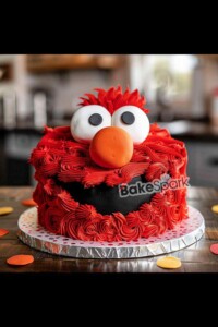 26 Elmo Cake Design Ideas [GALLERY] - BakeSpark