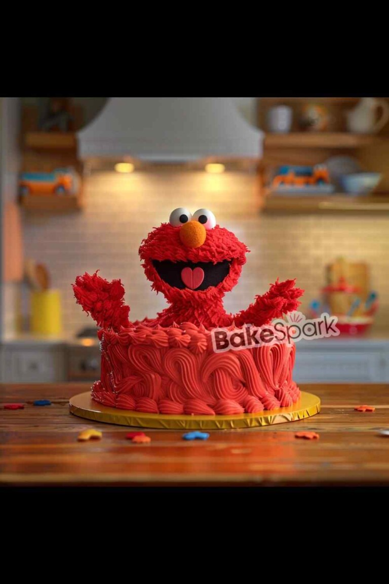 26 Elmo Cake Design Ideas [GALLERY] - BakeSpark