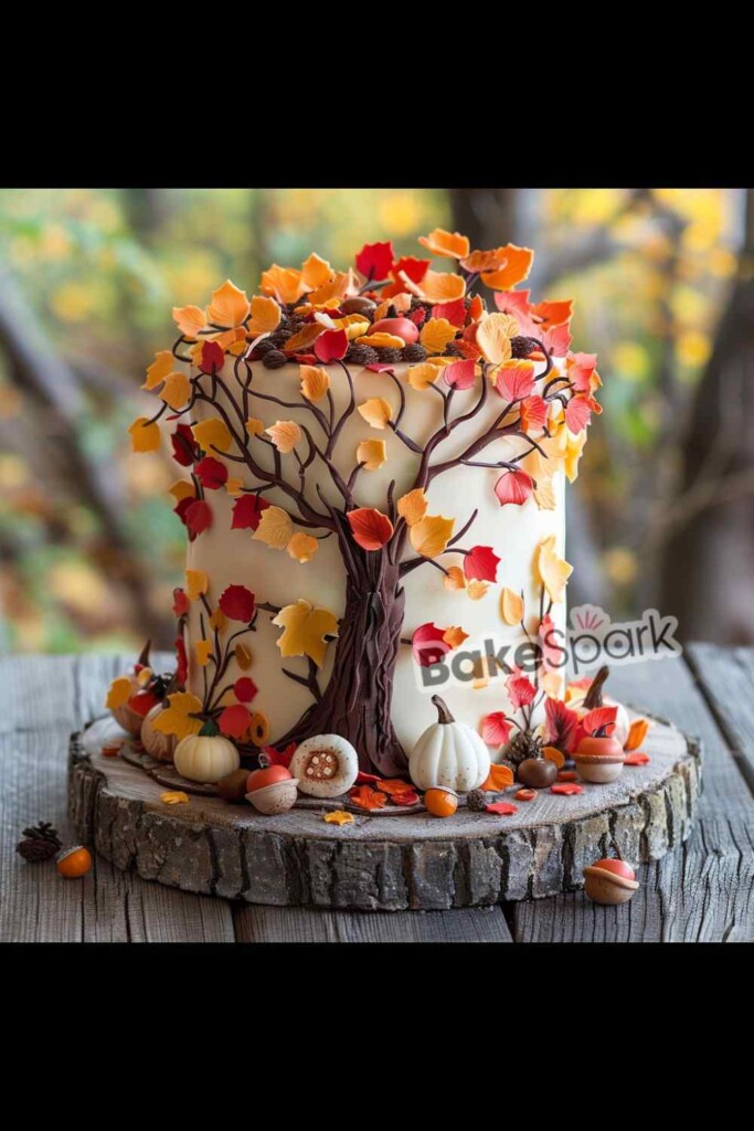 54 Fall-Themed Cake Design Ideas [GALLERY] - BakeSpark