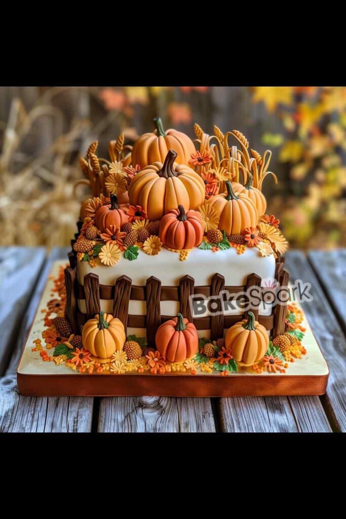 54 Fall-Themed Cake Design Ideas [GALLERY] - BakeSpark