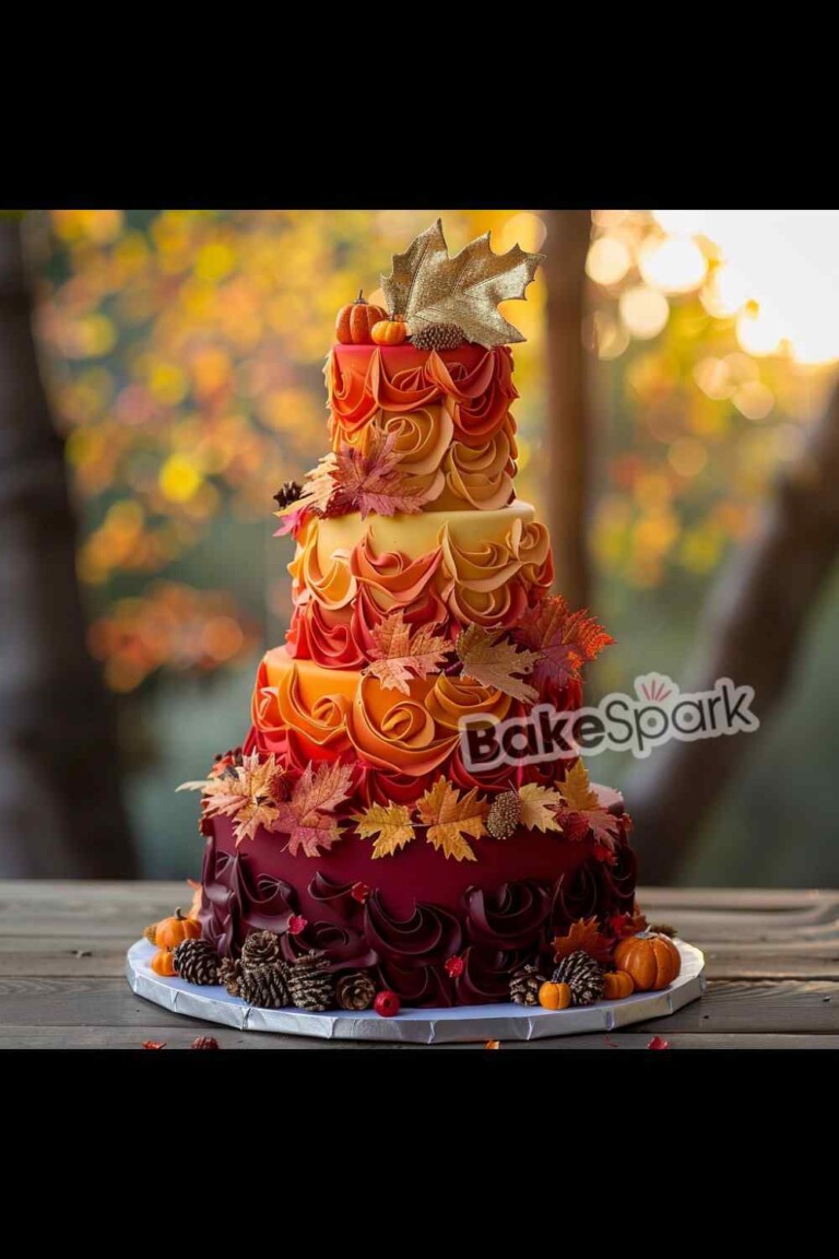 54 Fall-Themed Cake Design Ideas [GALLERY] - BakeSpark