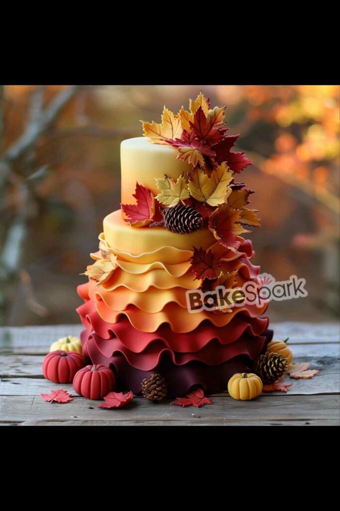 54 Fall-Themed Cake Design Ideas [GALLERY] - BakeSpark