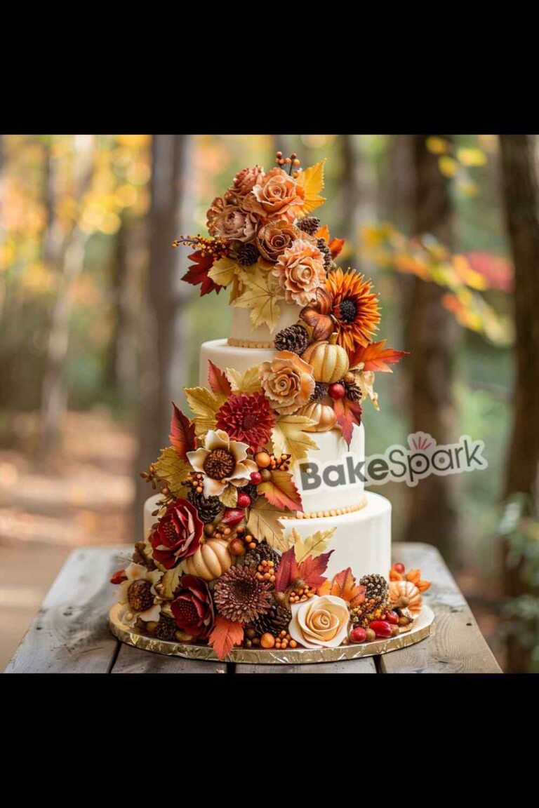 54 Fall-Themed Cake Design Ideas [GALLERY] - BakeSpark